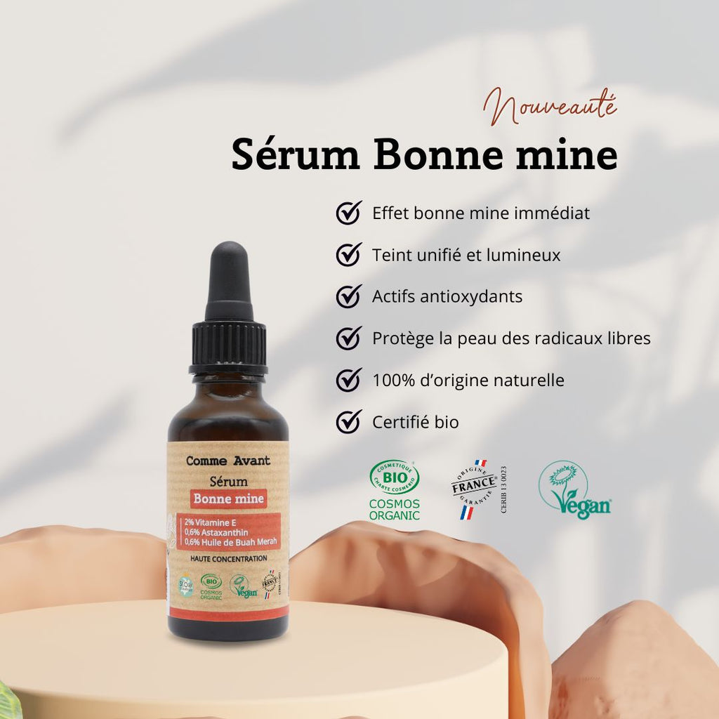 Révélez votre éclat avec un sérum bonne mine naturel Made In France