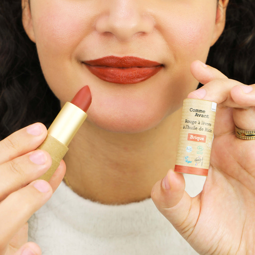 Rouge à lèvres bio naturel vegan longue tenue ᐅ sans dioxyde de titane