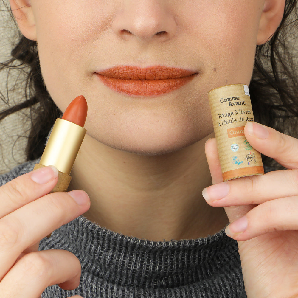 Rouge à lèvres bio naturel vegan longue tenue ᐅ sans dioxyde de titane