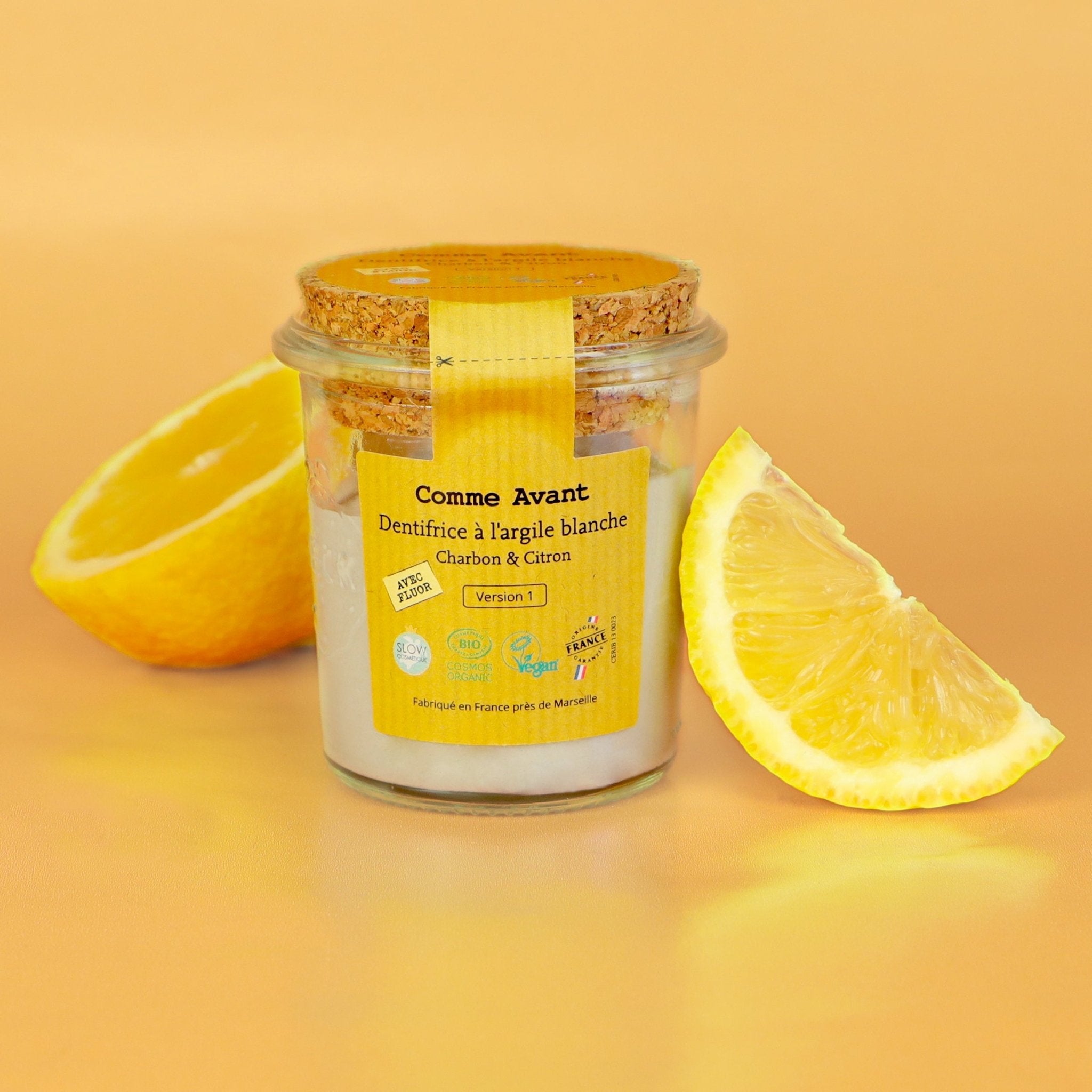 Dentifrice bio naturel en pâte blanchissant ᐅ Charbon Végétal & Citron
